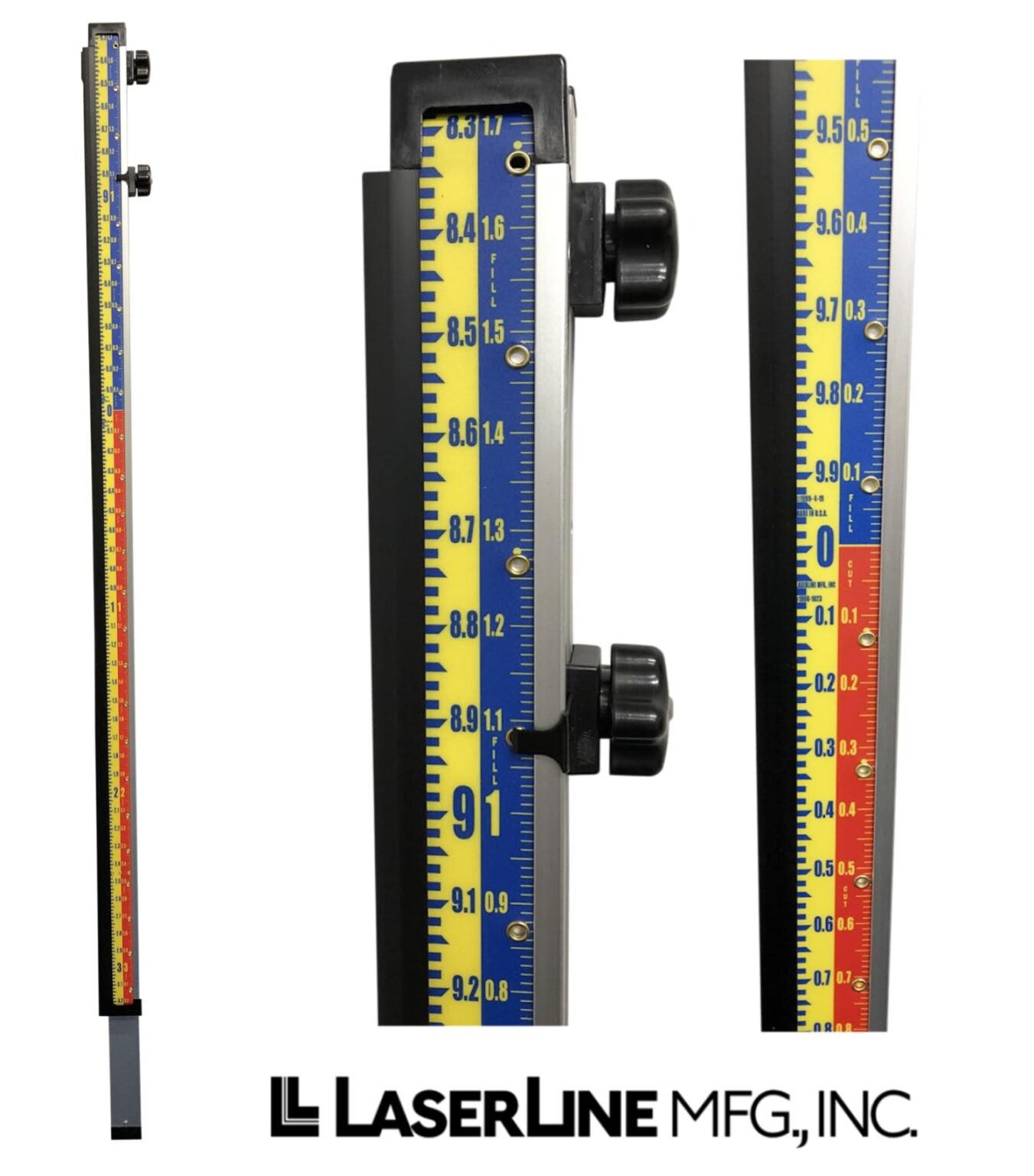 Laserline Direct Reading Laser Grade Rods – Midwest Construction Products